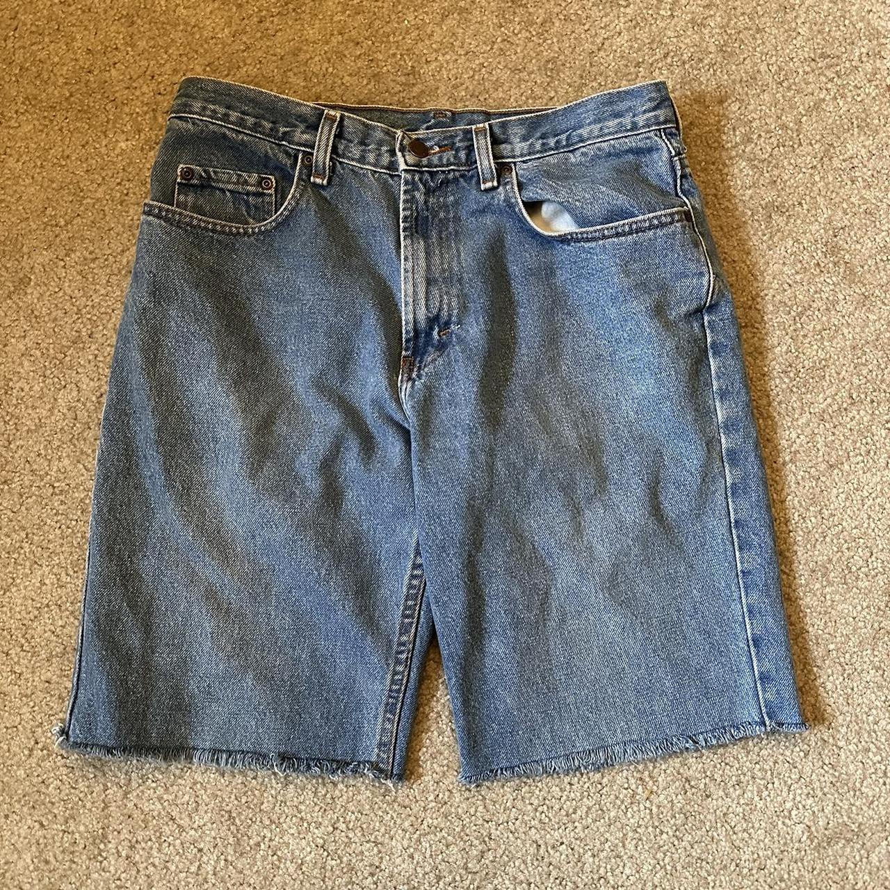 Kirkland denim light blue jorts Bundle for 10%... - Depop