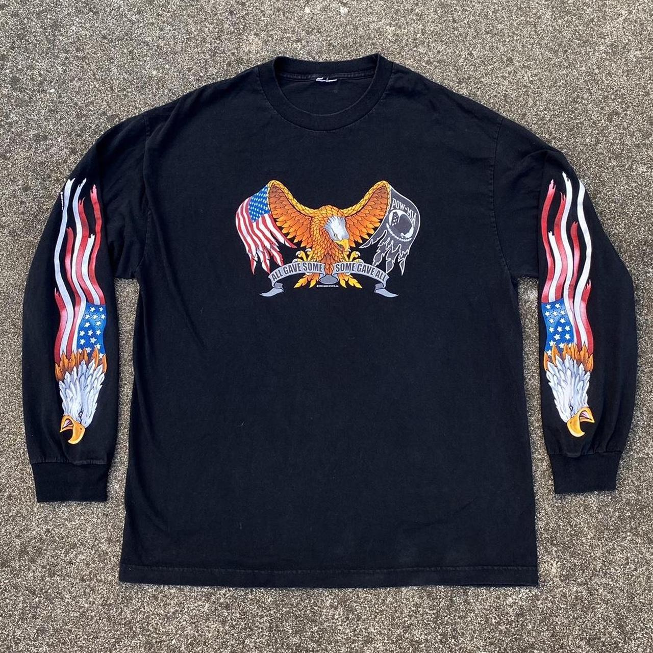 Insane vintage y2k POW army shirt. Features a... - Depop