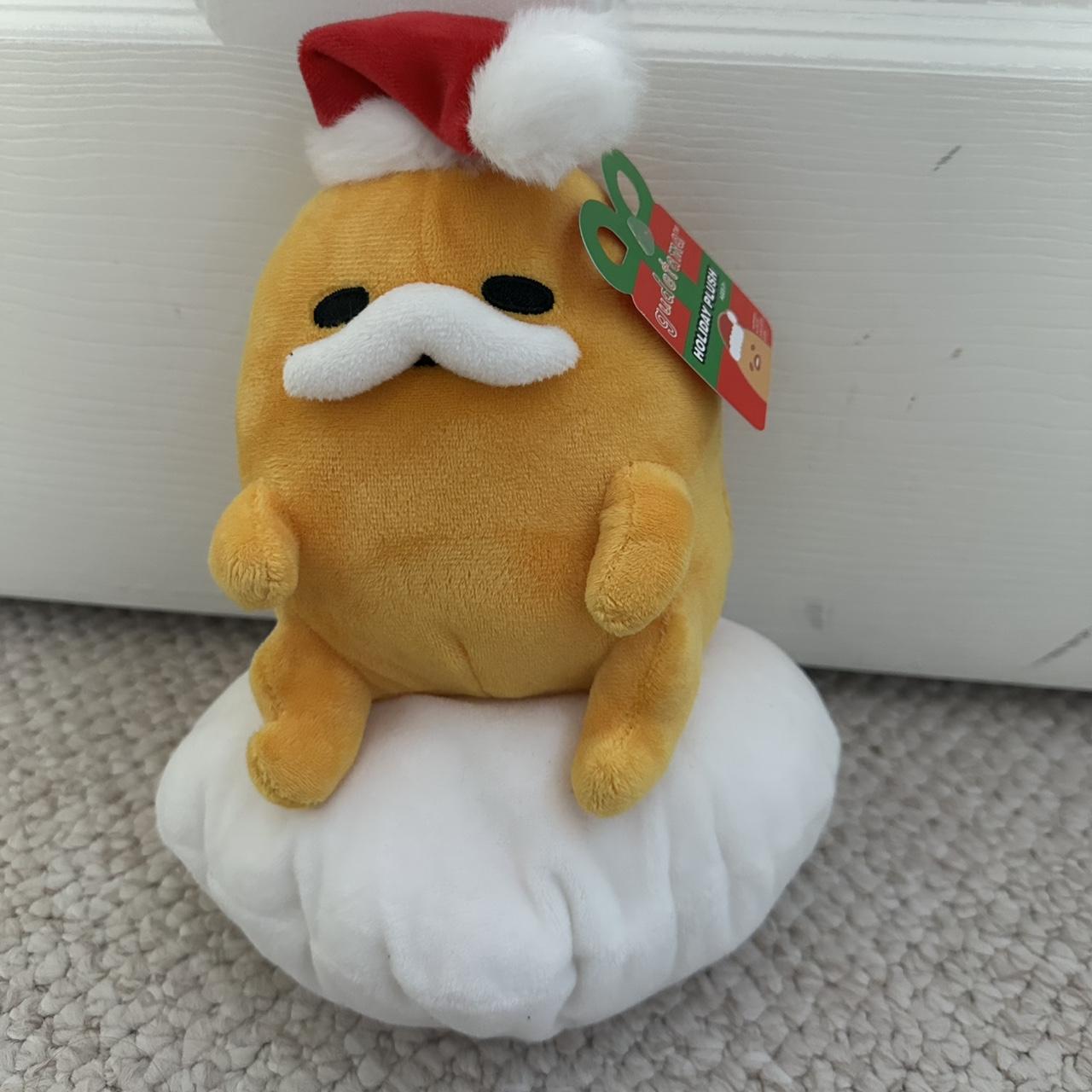 hello kitty sanrio gudetama christmas egg santa plush - Depop