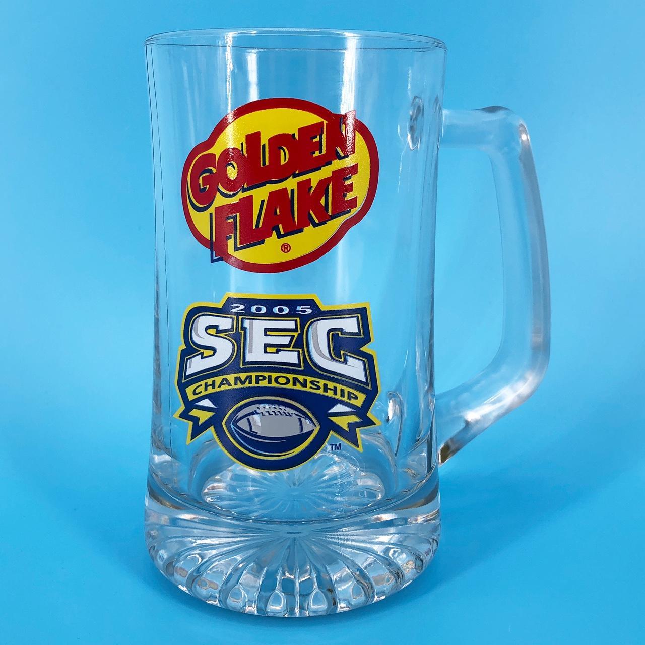 Golden Flake 2005 SEC Football Championship glass... - Depop