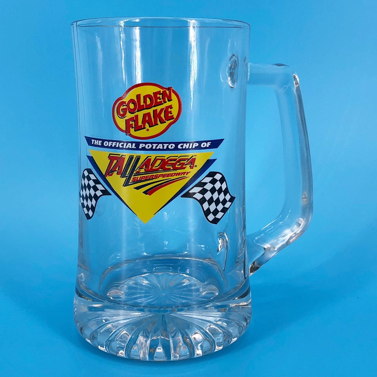 Golden Flake Talladega Super Speedway glass beer... - Depop