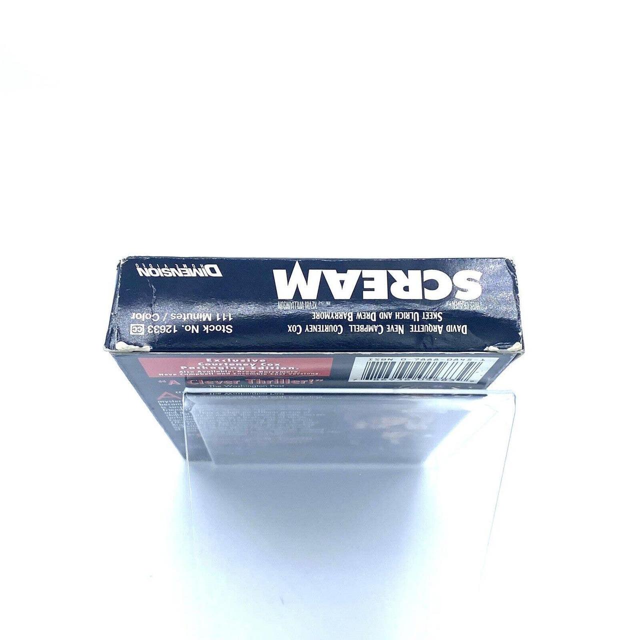 Scream VHS 1997 Blue Variant Cover Neve Campbell... - Depop