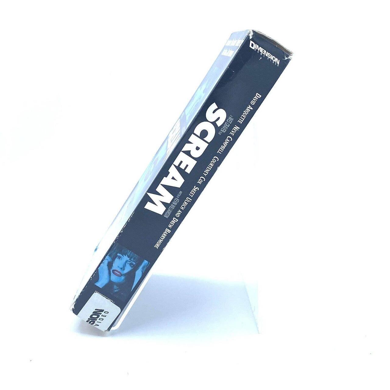 Scream VHS 1997 Blue Variant Cover Neve Campbell... - Depop