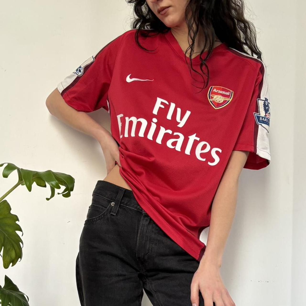 Nike/ Emirates Soccer Jersey Size: tag removed... - Depop