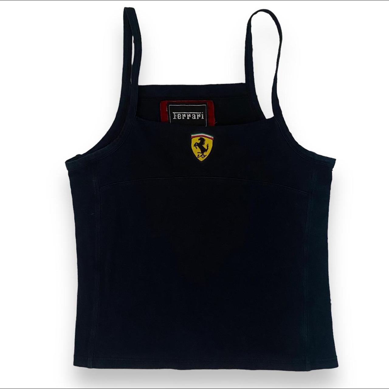 Ferrari Women's Black Vest | Depop