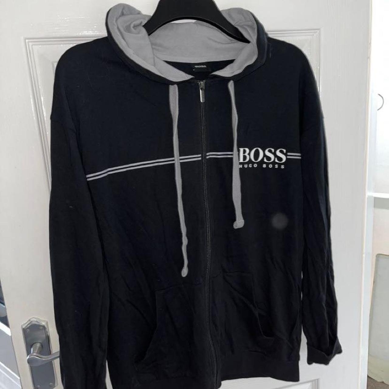 Hugo boss hoodie Medium Practically brand new - Depop