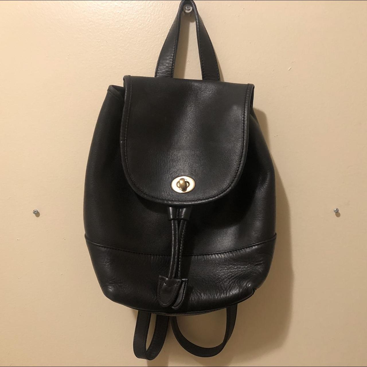 adorable knock off coach backpack. Looks just like... - Depop
