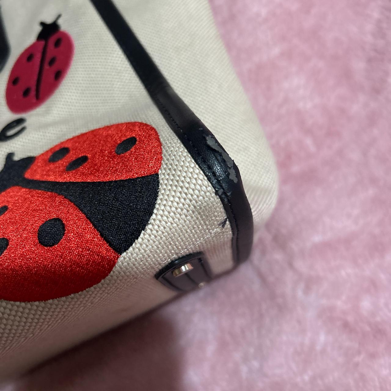Super cute Kate Spade lady bug tote bag. The back... - Depop