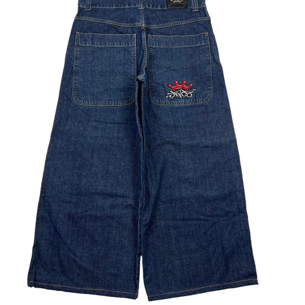 Baggy Jnco Crown jeans beautiful baggy fit hella... - Depop