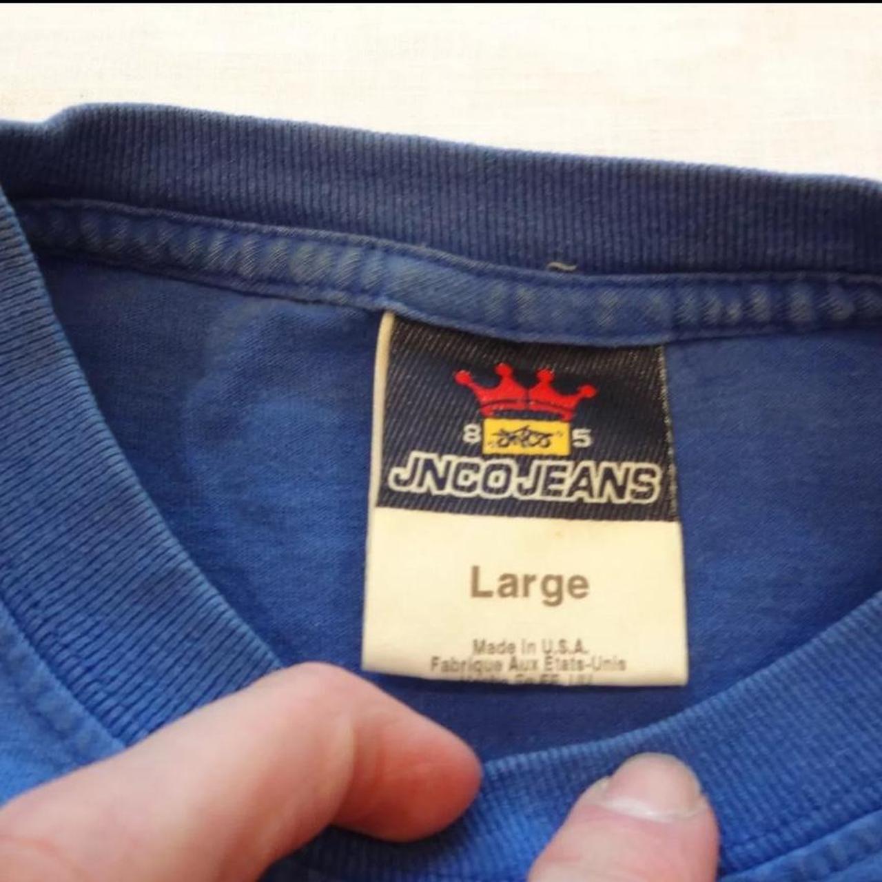 Jnco Flame Tee Tag states Size large 10/10... - Depop