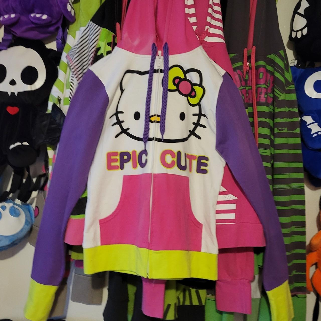 Hello Kitty Epic Cute I love this hoodie, but it... - Depop