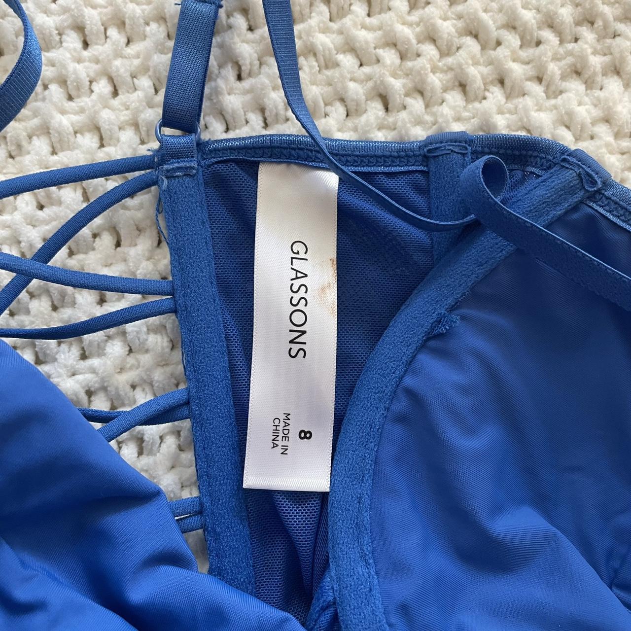 the absolute cutest blue glassons corset top women’s... - Depop