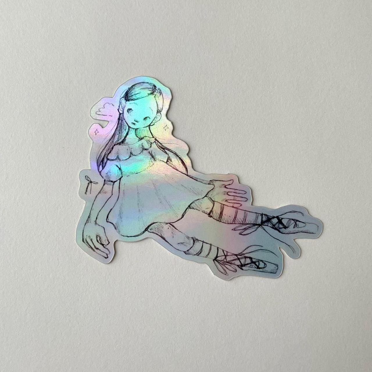 Holographic float sticker 🫧 - Float sticker handmade... - Depop