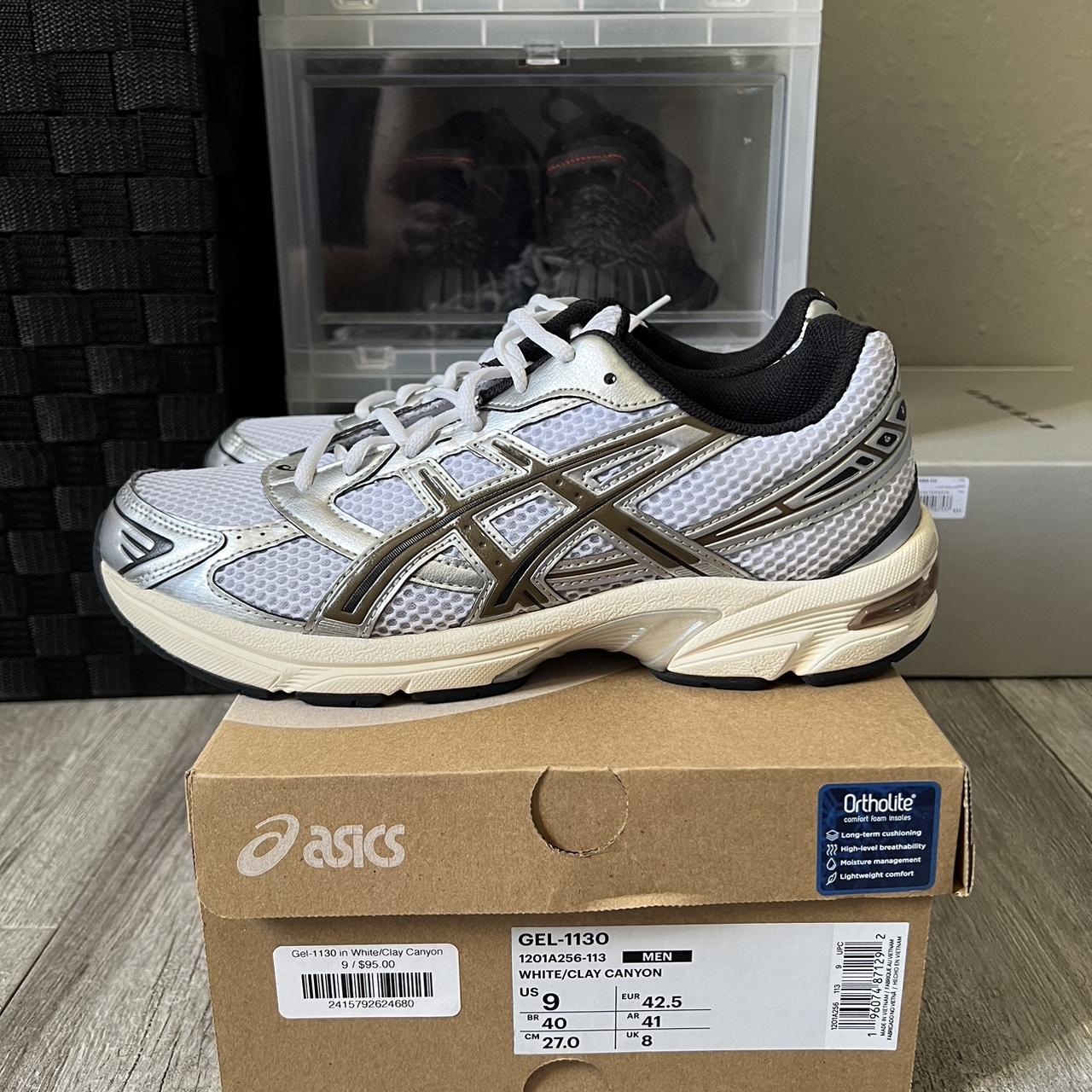 asic gel 1130 clay canyon size 9 og box - Depop