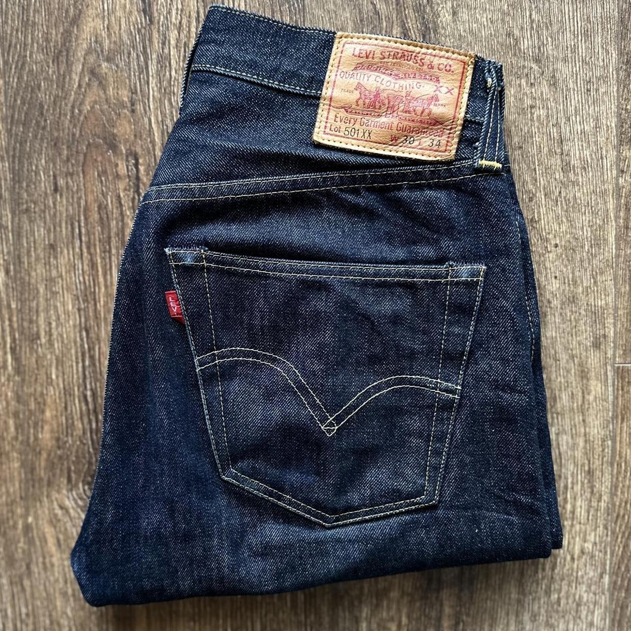 Levi’s Vintage Clothing LVC 501 1947 Made in USA Raw... - Depop