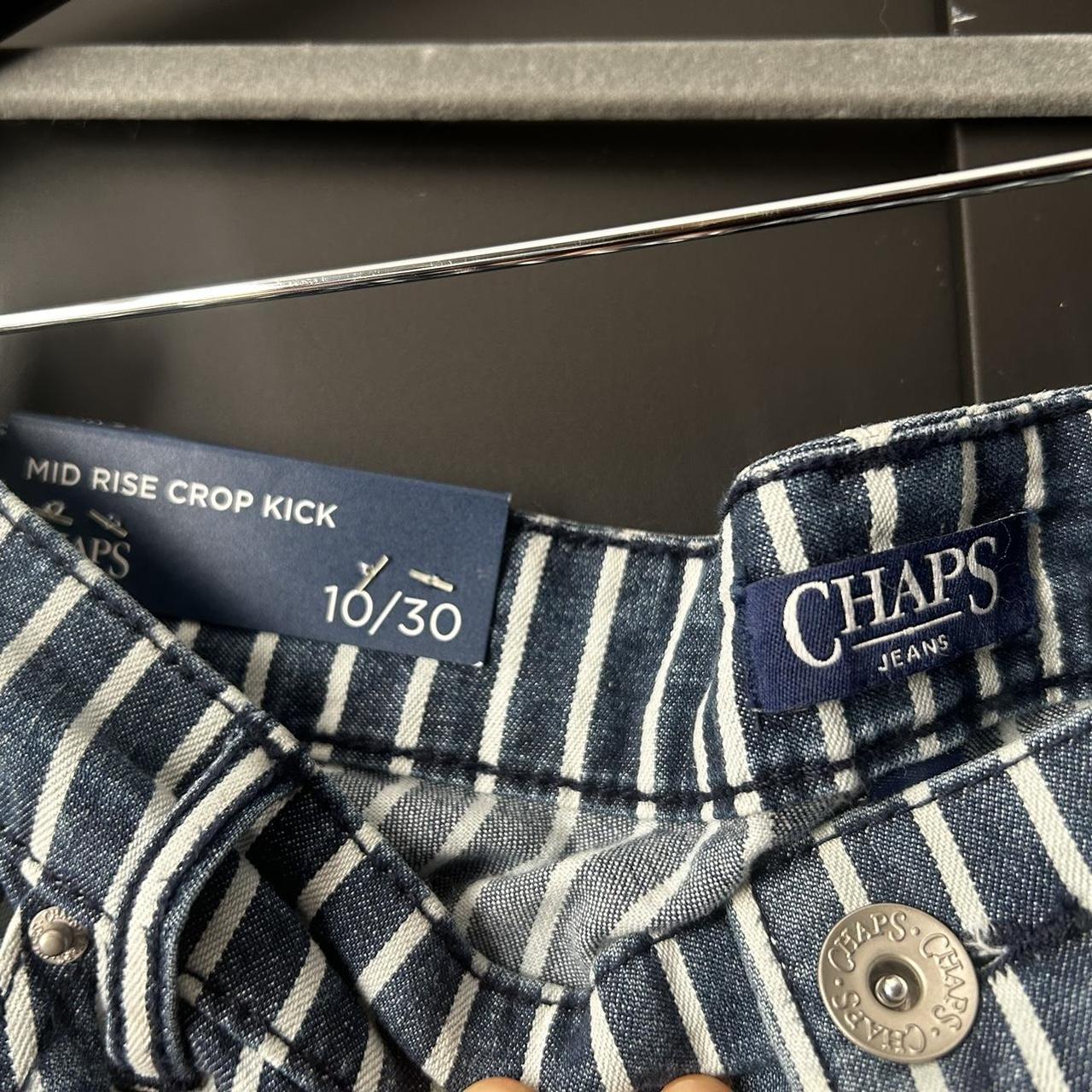 Chaps stripe jeans, NWT, size 10/30 womens | Depop