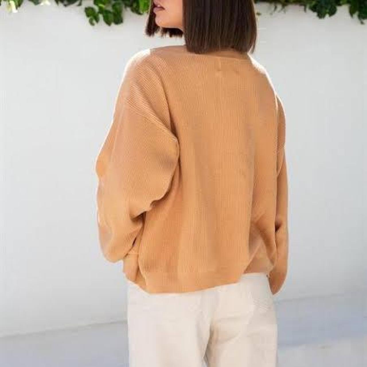 Sabo skirt orange/terracotta cardigan Really cute... - Depop