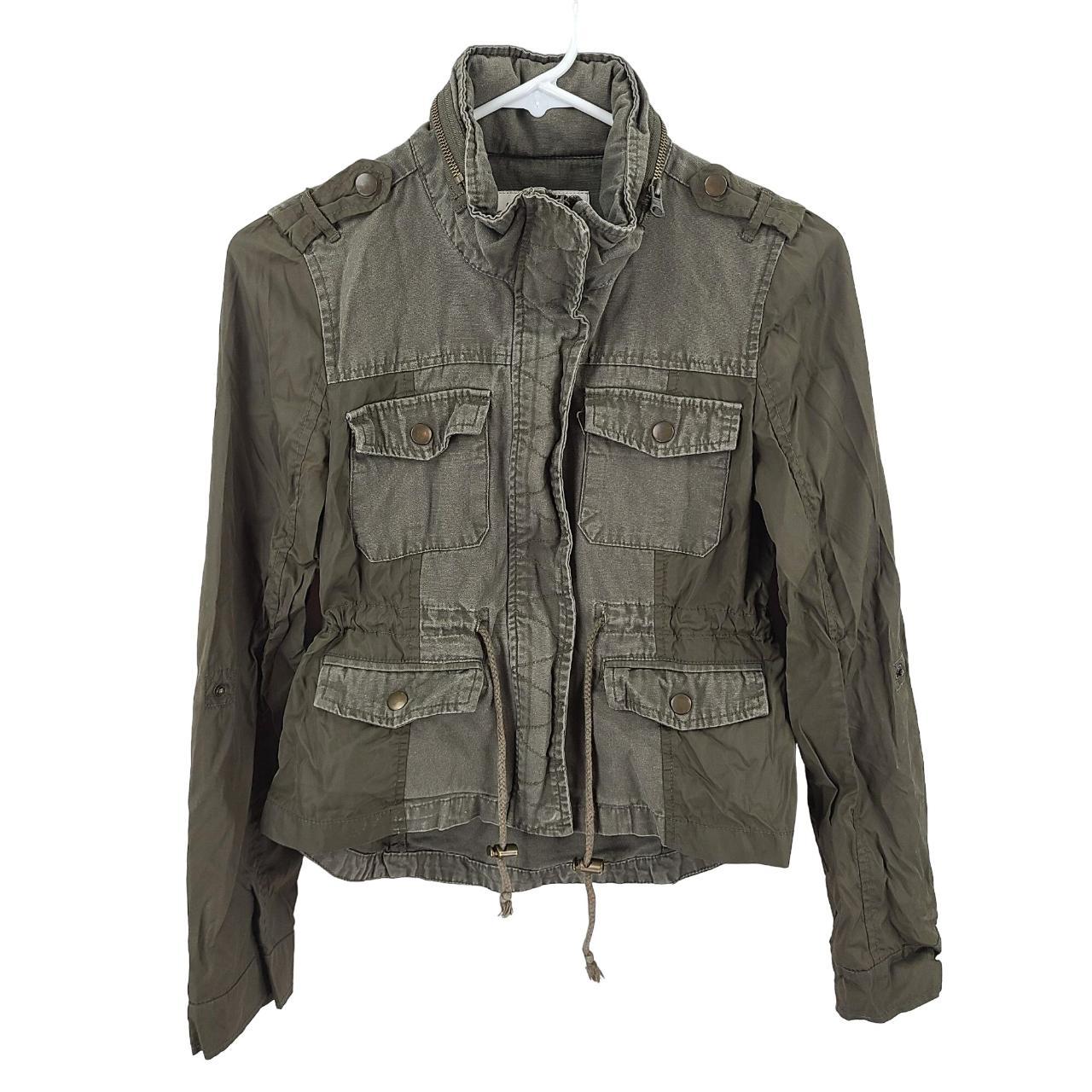 American Rag Cie Women's Green Jacket | Depop