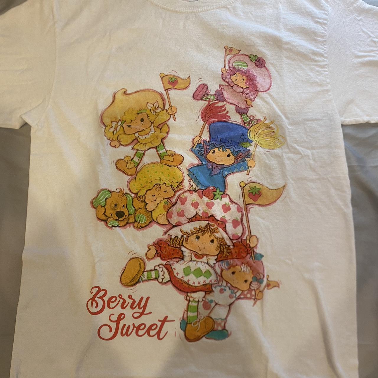 strawberry shortcake t shirt size small 🏷️... - Depop