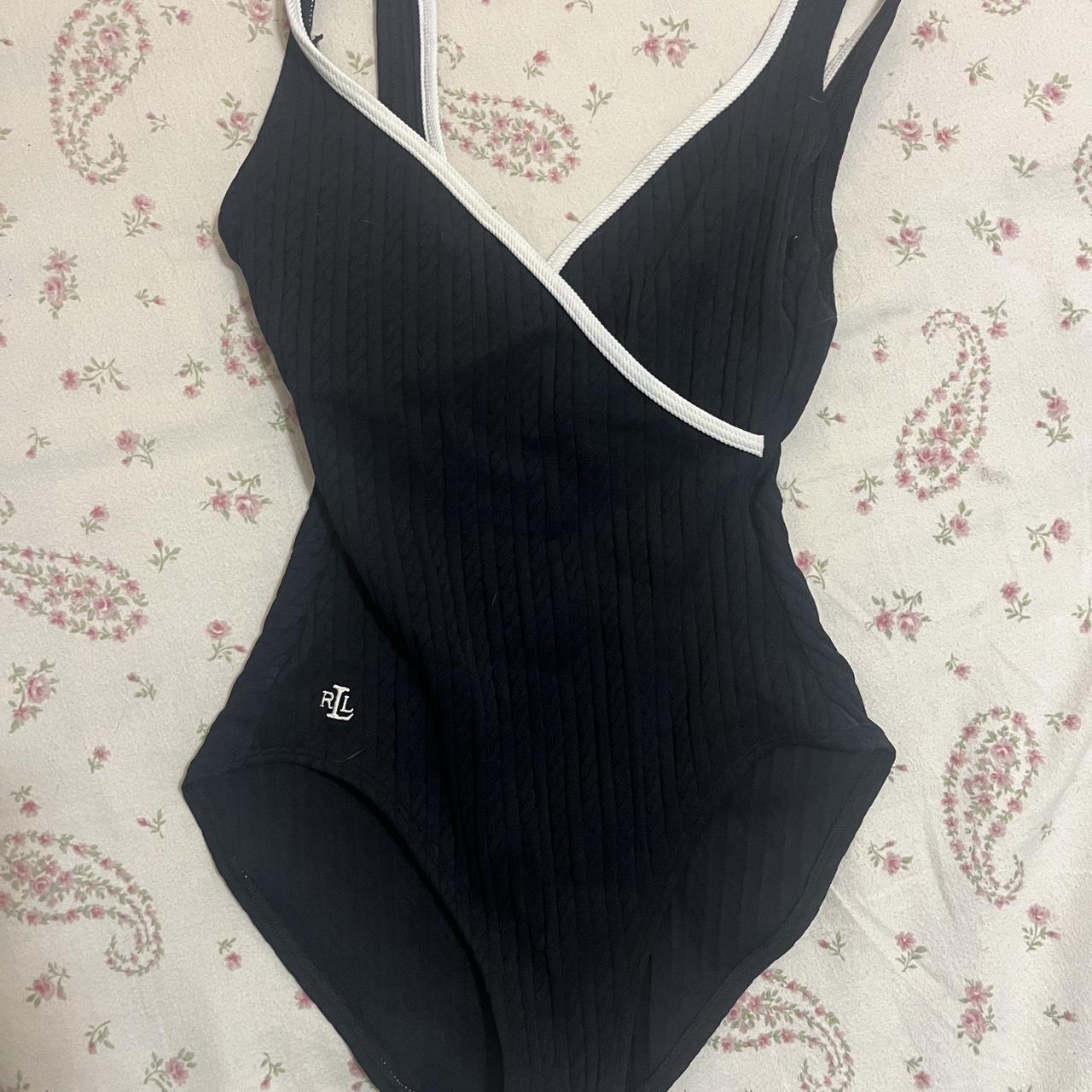 Ralph Lauren, black one piece swimsuit!! - Depop