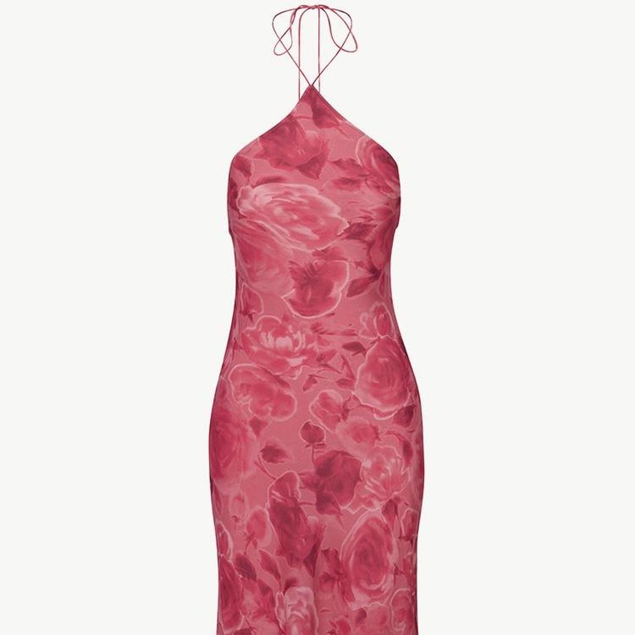 Réalisation Par Women's Pink Dress | Depop