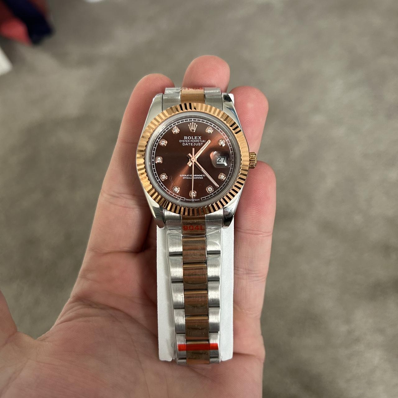 Designer watch Date just 41mm Sapphire glass... - Depop