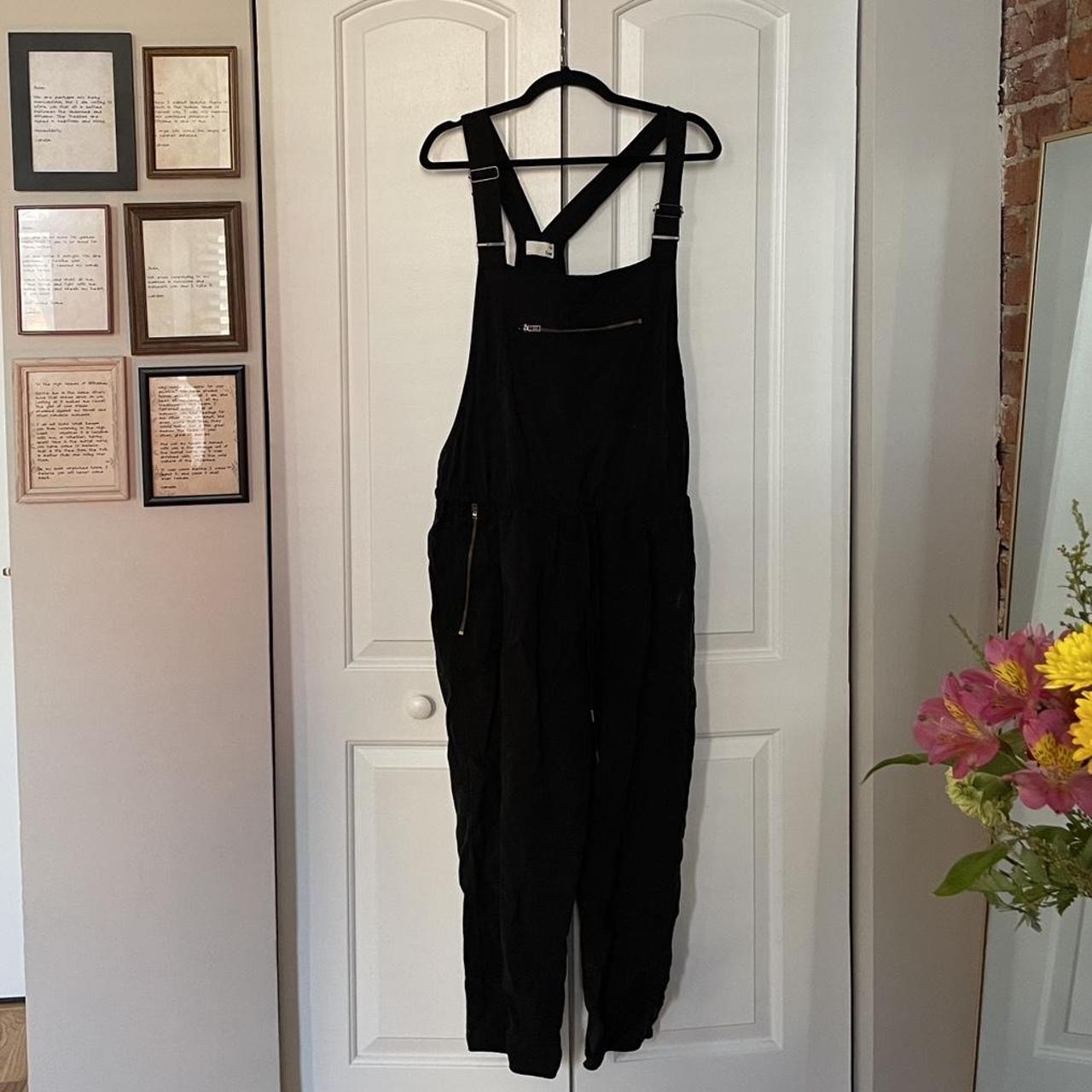 Aritzia Wilfred Free dusty black overalls. ... - Depop