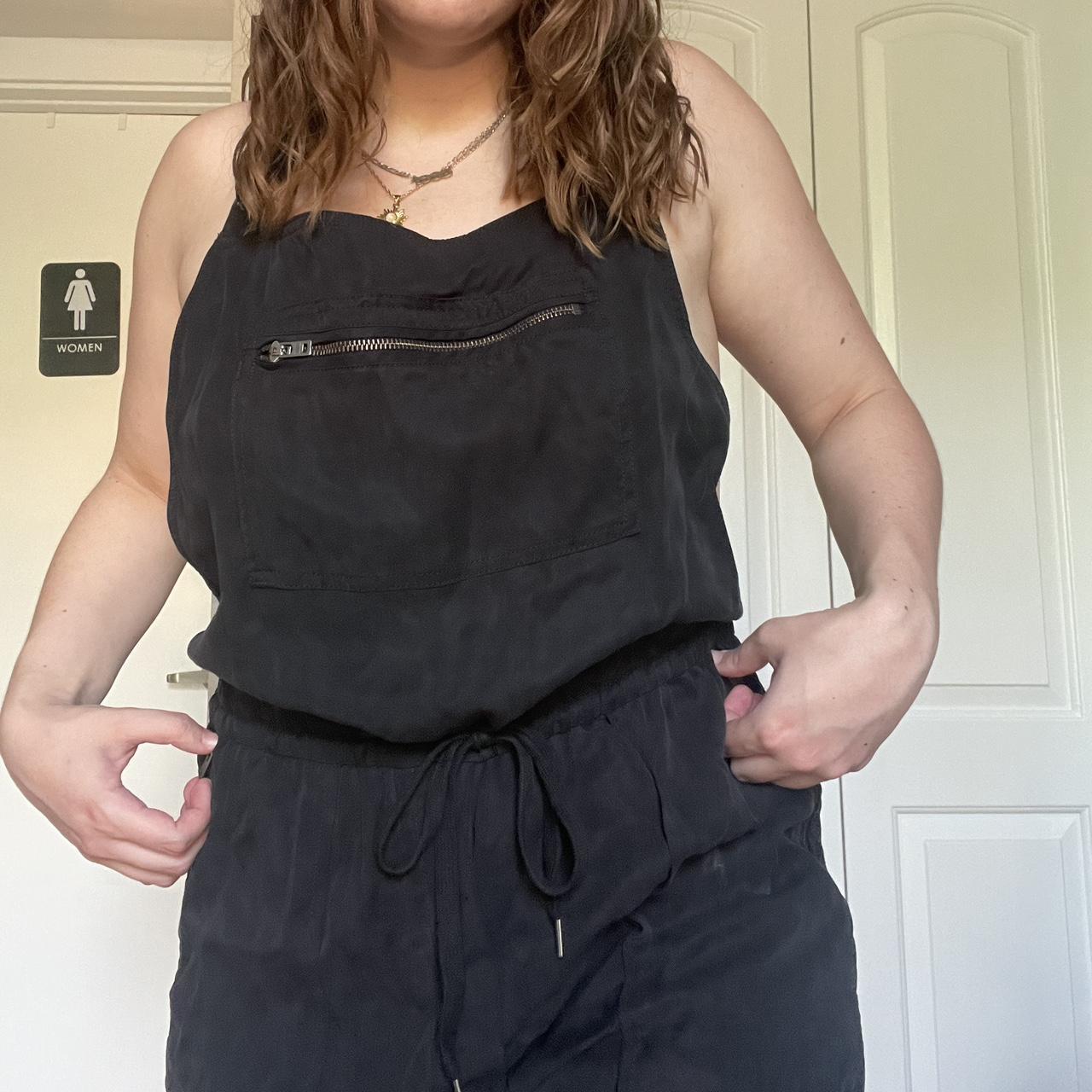 Aritzia Wilfred Free dusty black overalls. ... - Depop