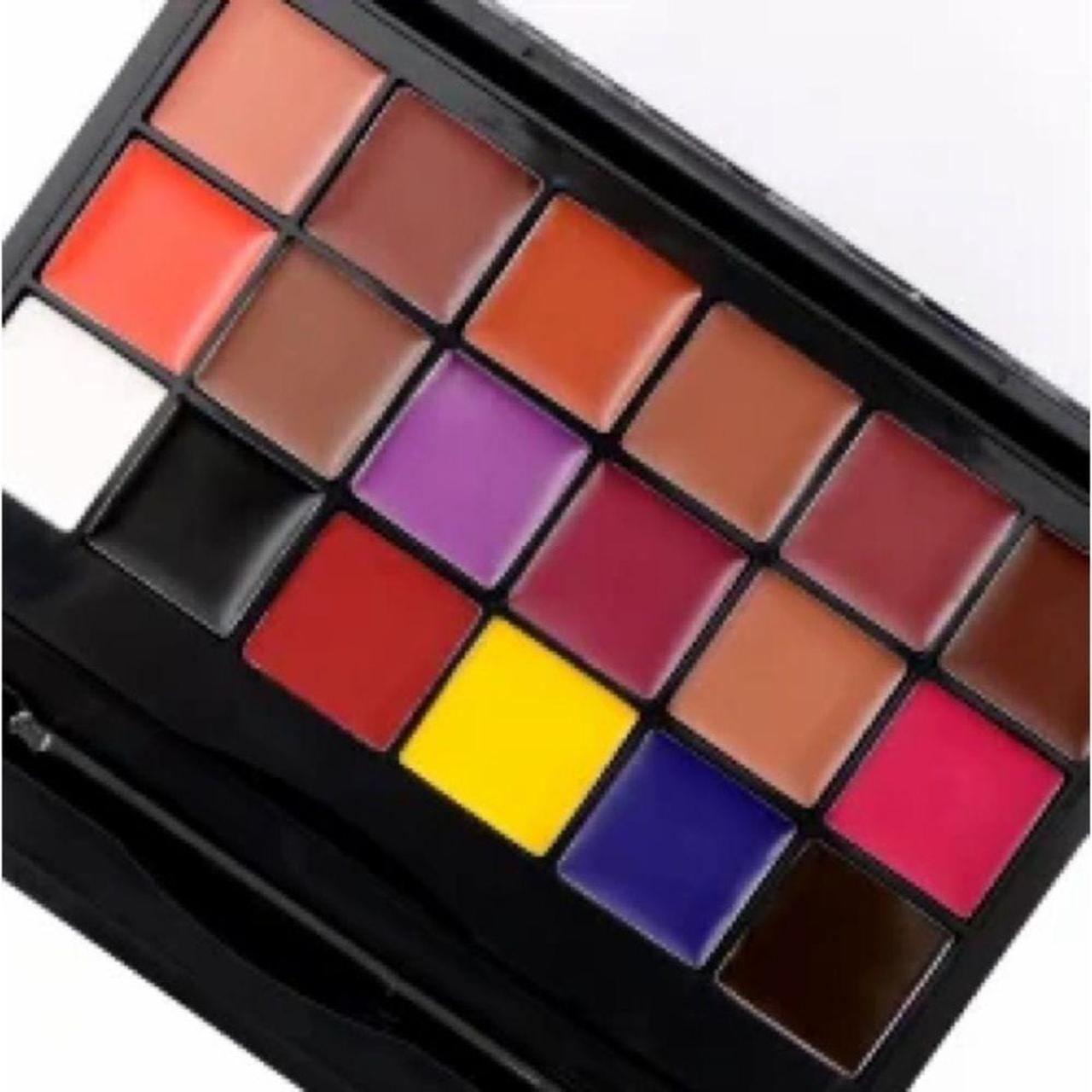 Colorina Pop Lips Matte Lip Cream Palette 18 Color New - Depop