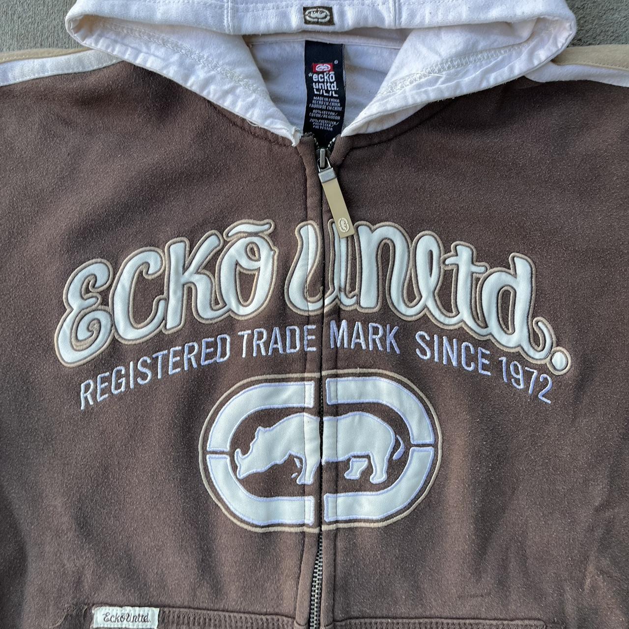Ecko Unltd. Men's Brown Hoodie | Depop