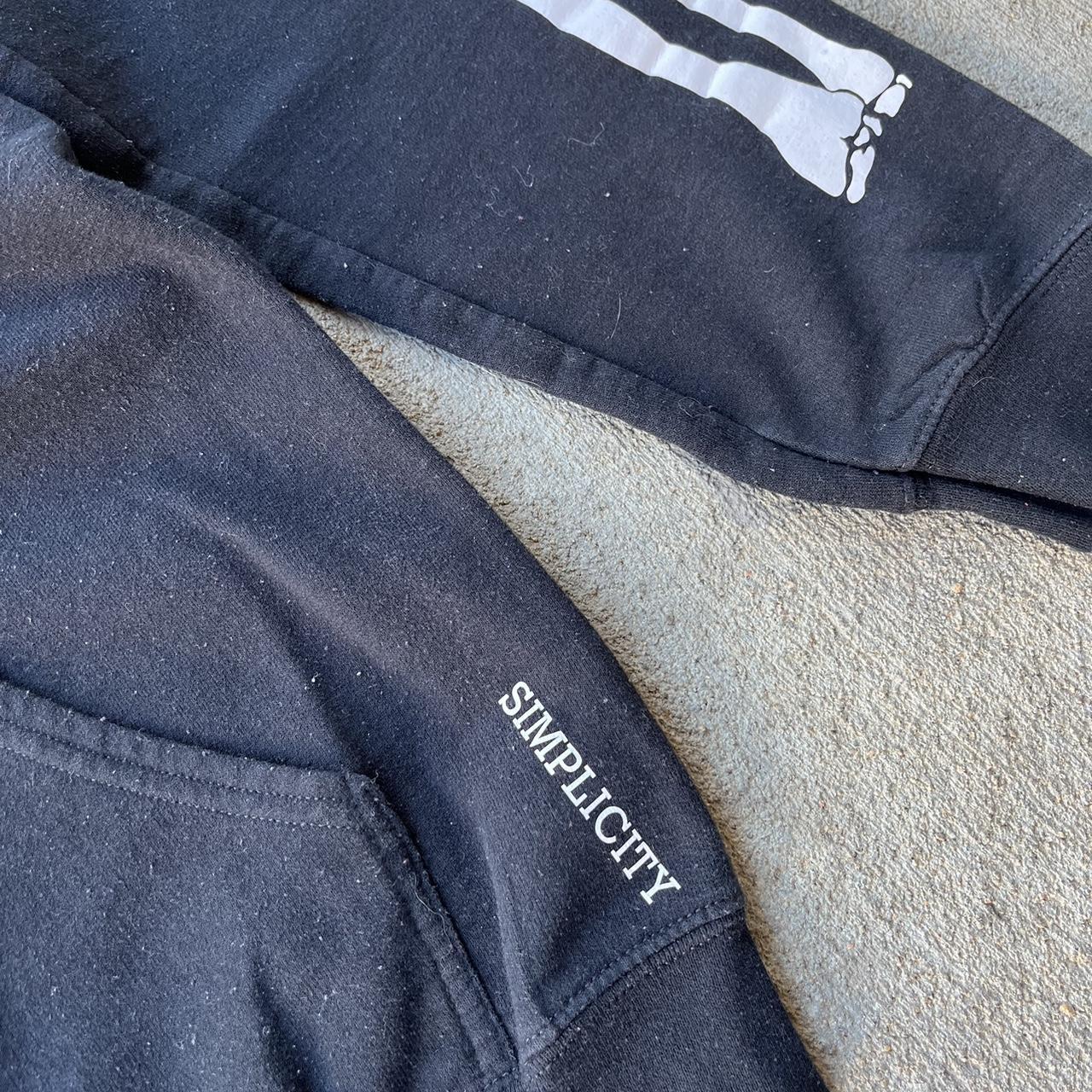 Y2K zip up rib cage hoodie #punk #grunge #skater... - Depop