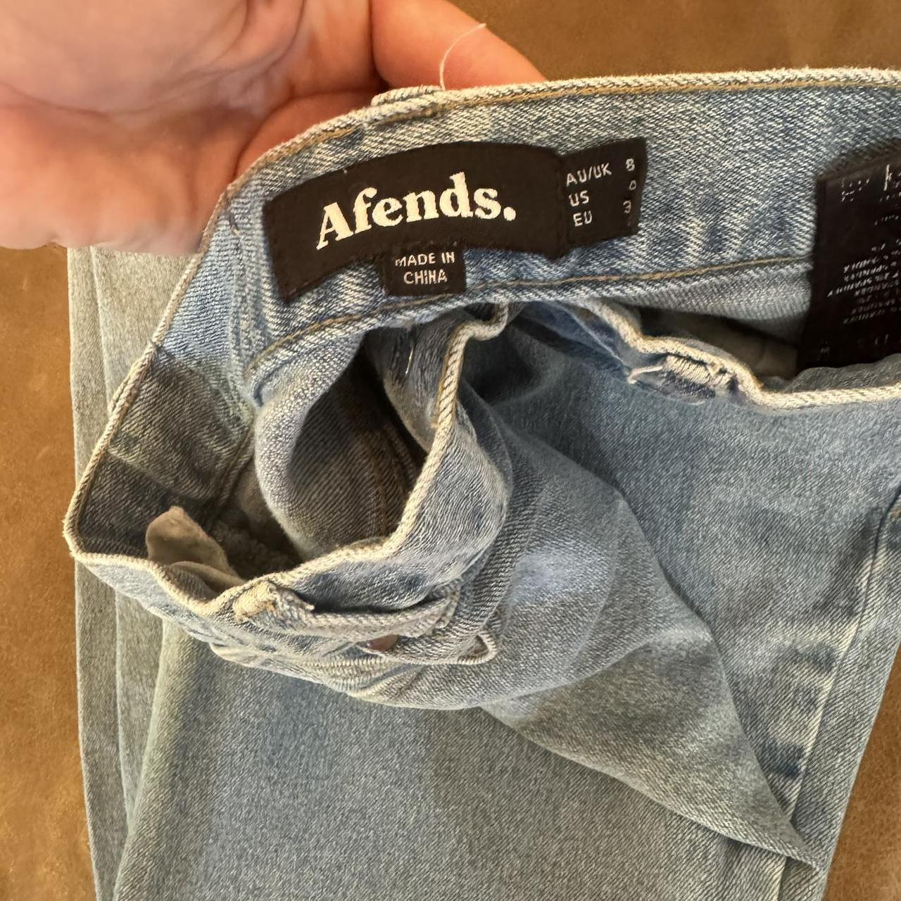Size 8 - Afends jeans Straight leg style Broken... - Depop