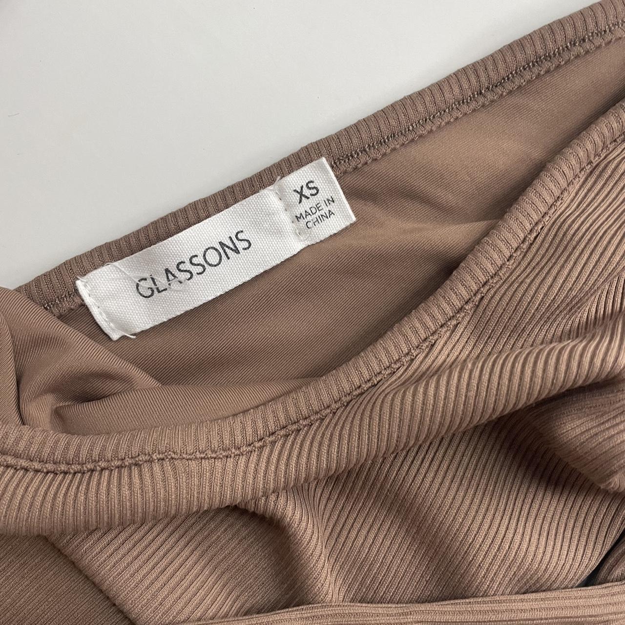 Glassons cropped long sleeve Worn once Backless... - Depop