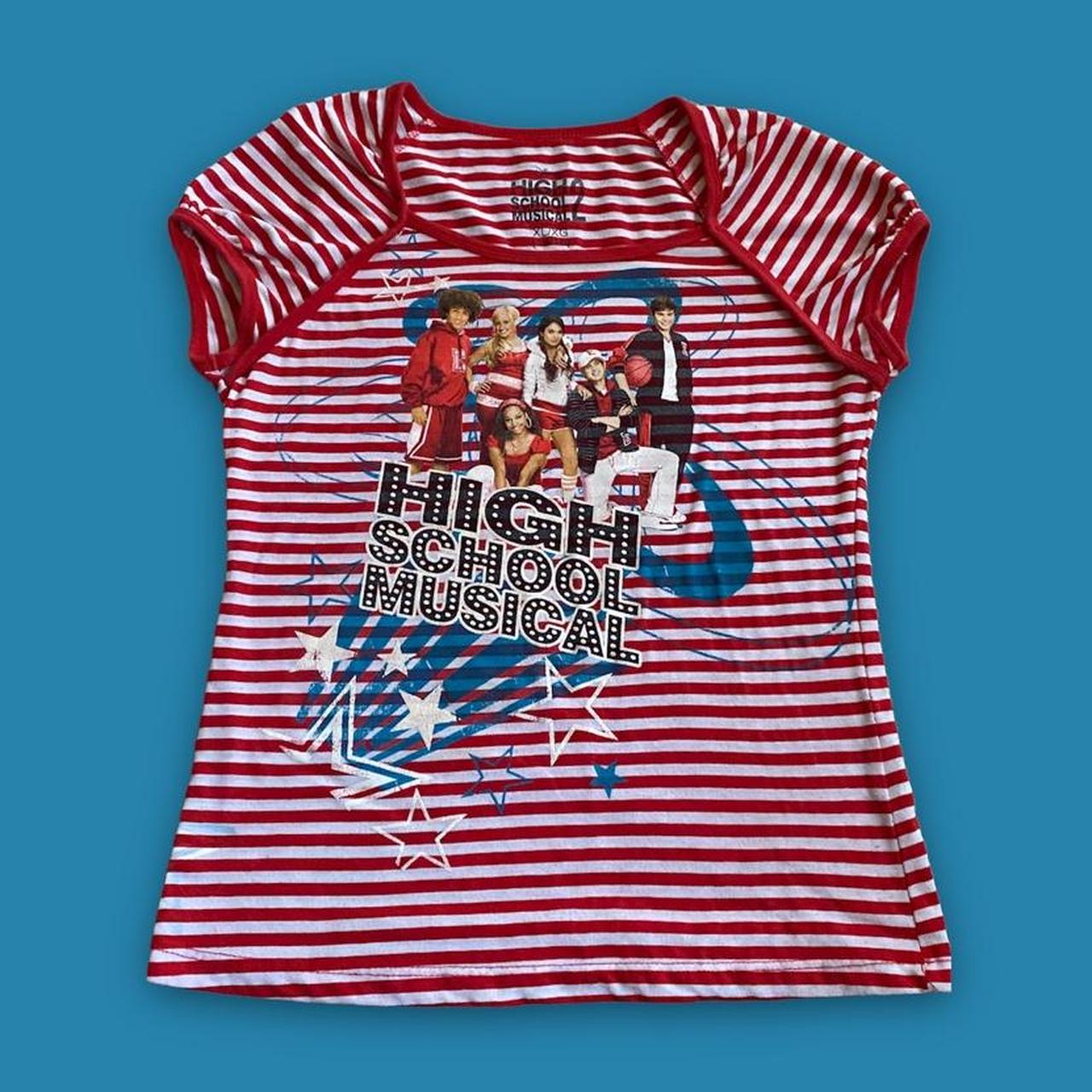 2000s Retro High School Musical 2 Baby Tee 🍒🎤🎶 *rare... - Depop