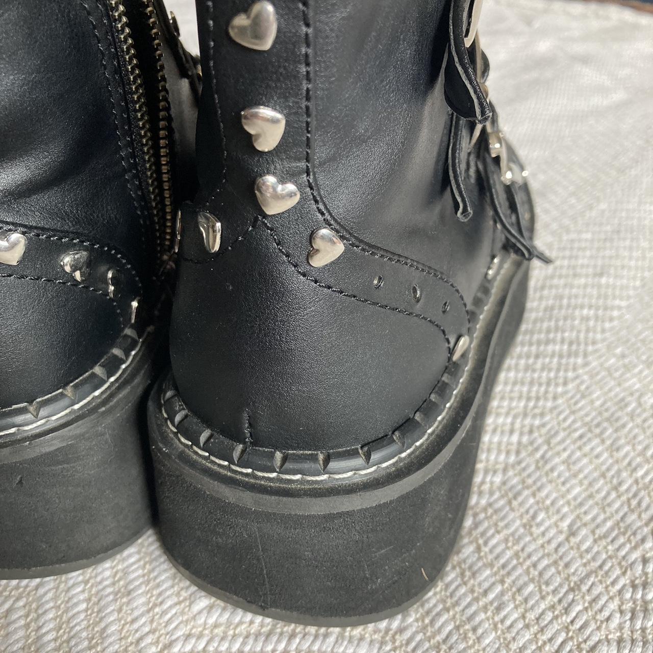 Demonia Emily-315 chunky platform boots Very loved... - Depop
