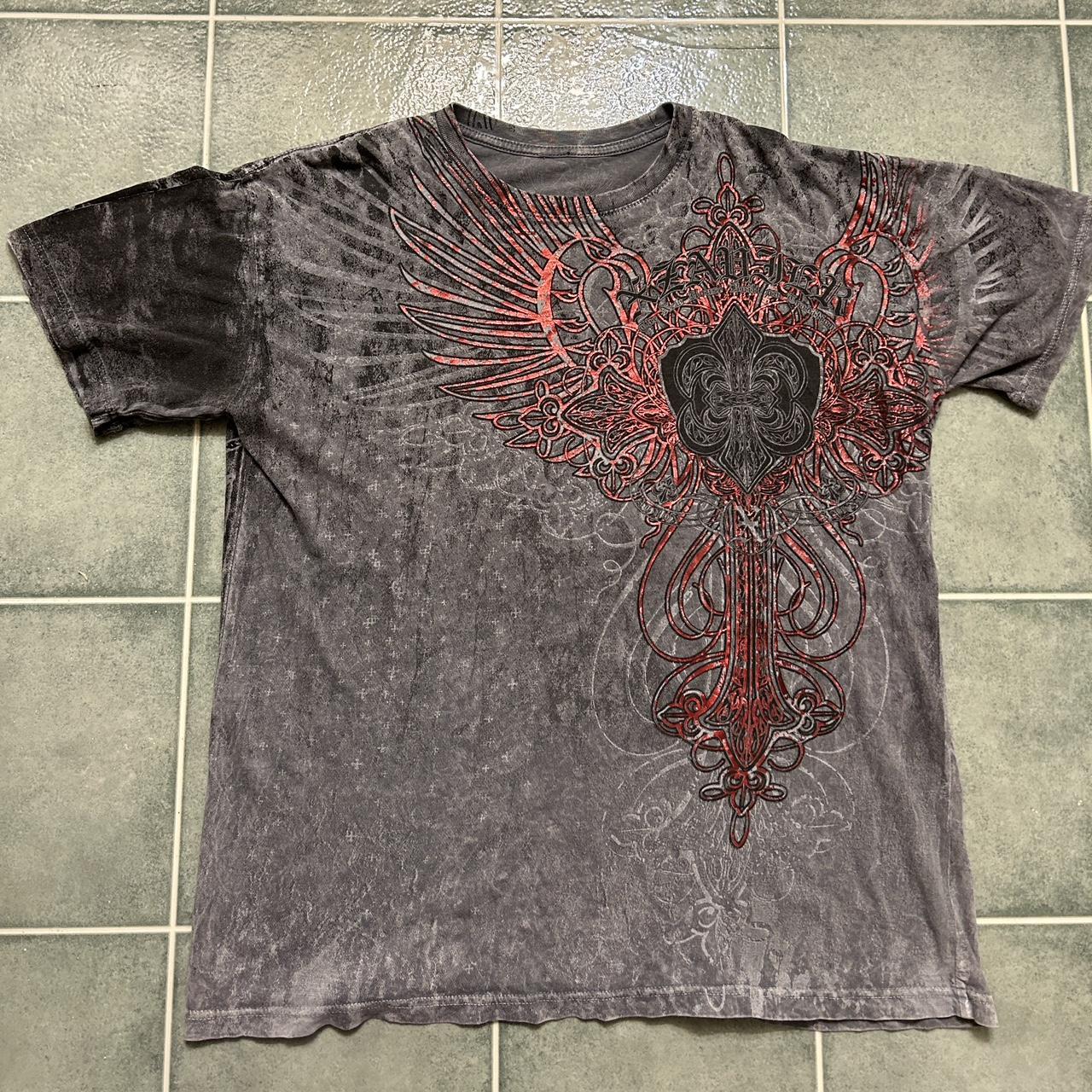 y2k style xzavier graphic tee - Depop