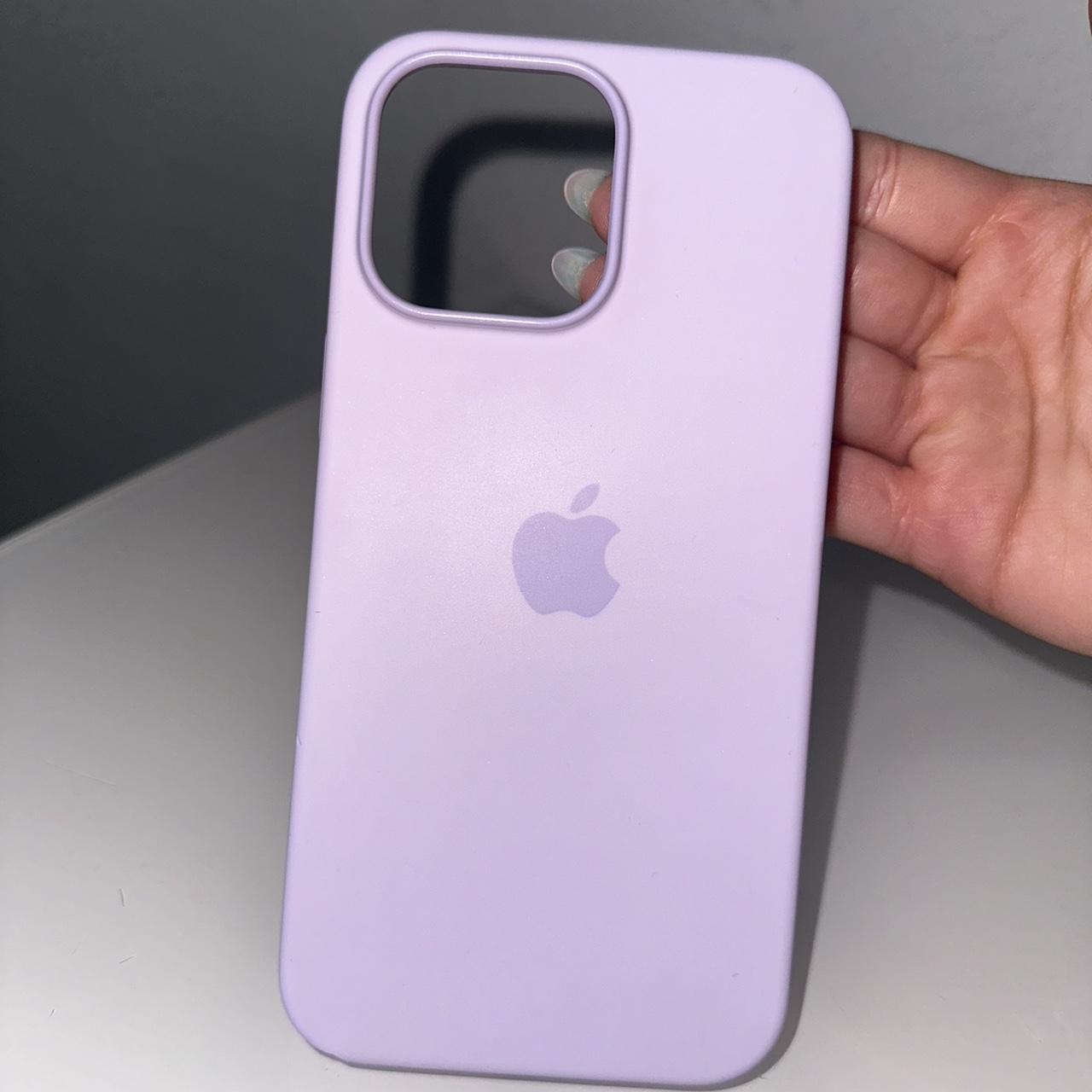 iPhone 14 pro max Apple silicone phone case in lilac 💟 - Depop