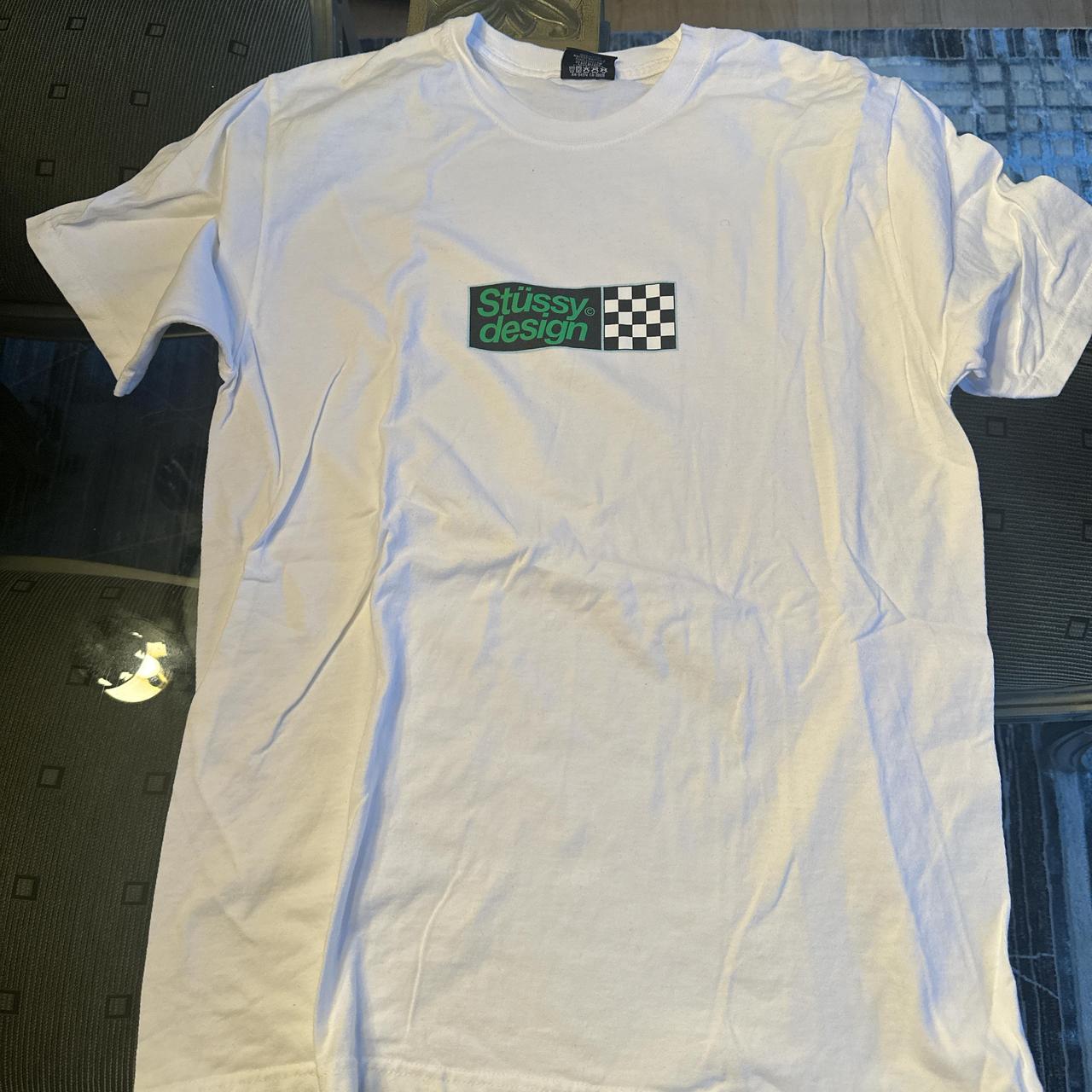 Stussy Design Tee. Worn Once. Size Medium. - Depop