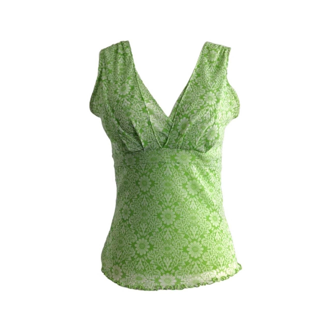 Jaclyn Smith Womens Green Vest Depop