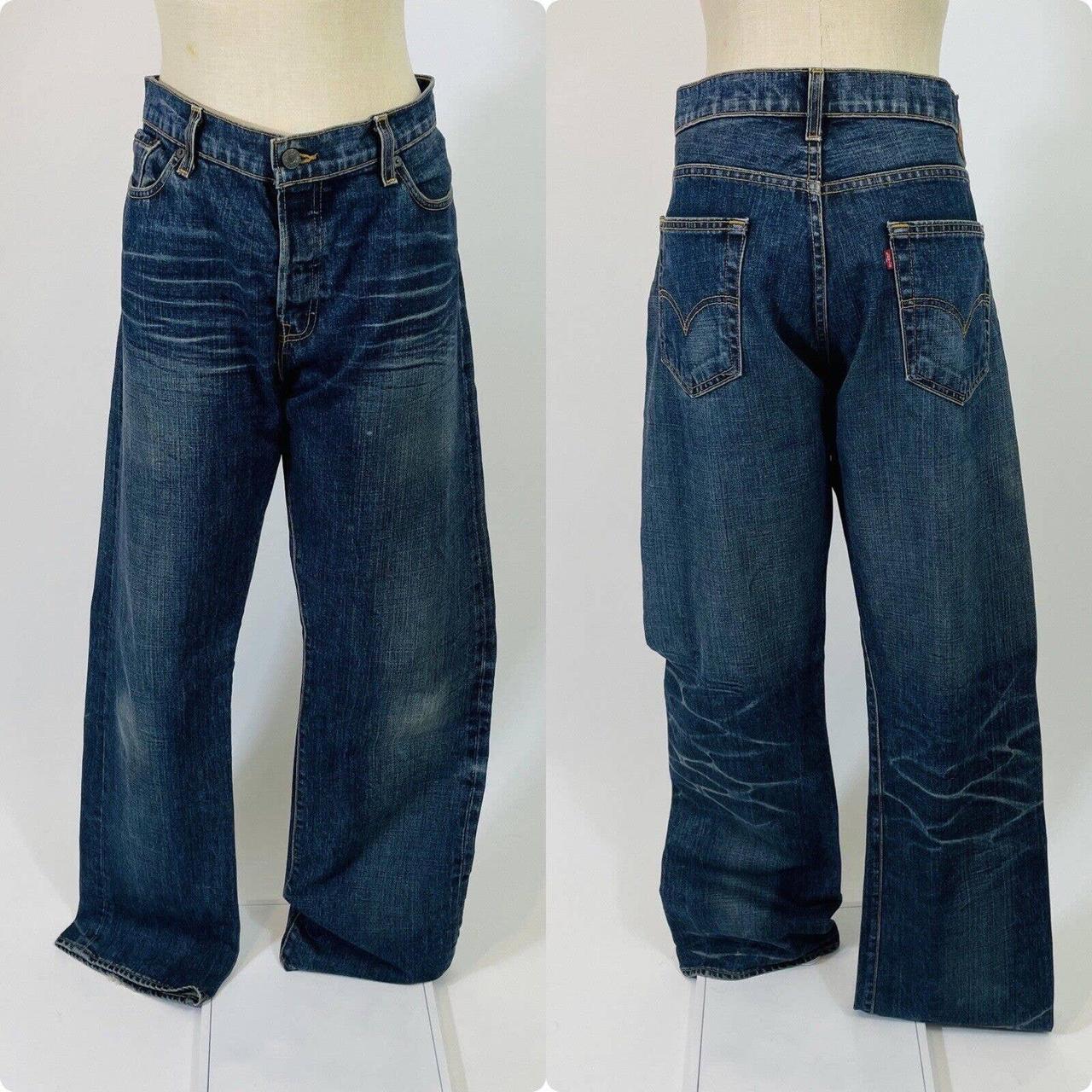Levi’s Hesher Low Rise Straight Leg Jeans 38x36 Mens... - Depop