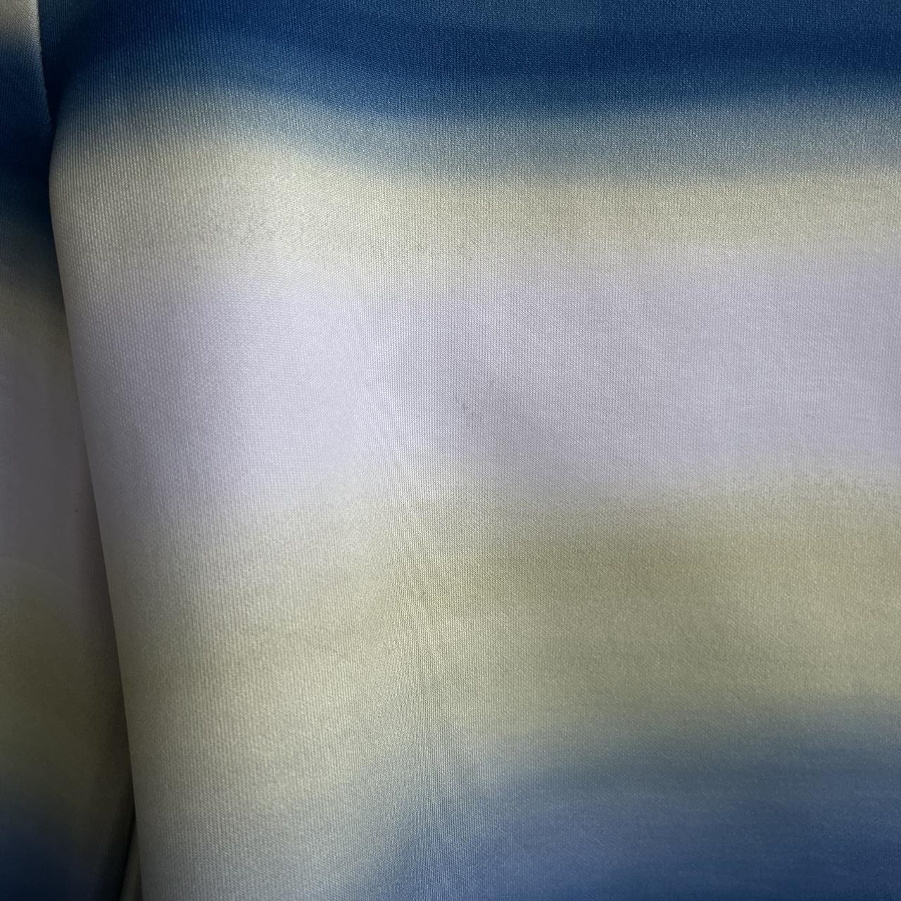 Venderbys stripped top 💙🤍💛 Thick material Sickest... - Depop