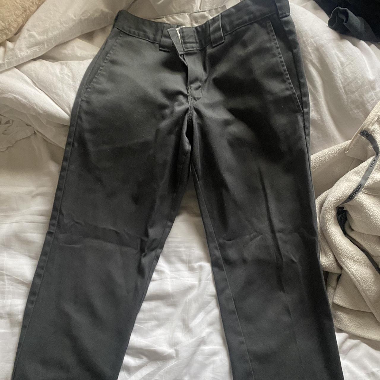 grey dickies 873 slim straight 8/10 condition perf... - Depop