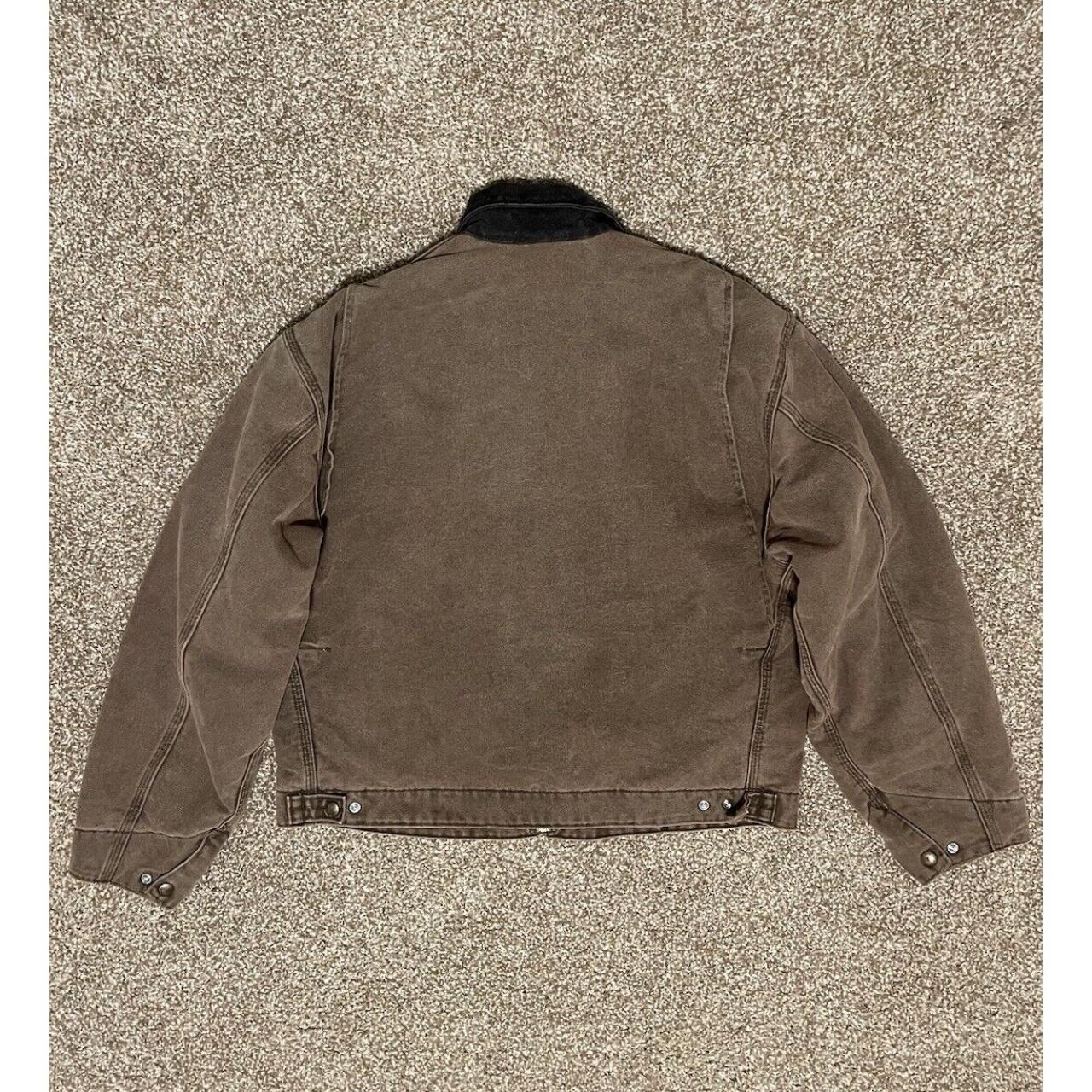 Carhartt Blanket Lined Detroit Jacket J97 CHT Faded... - Depop