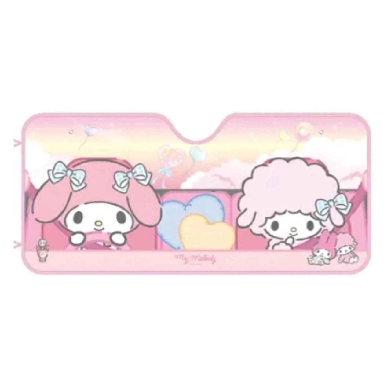 sanrio my melody car window sunshade windshield , so... - Depop