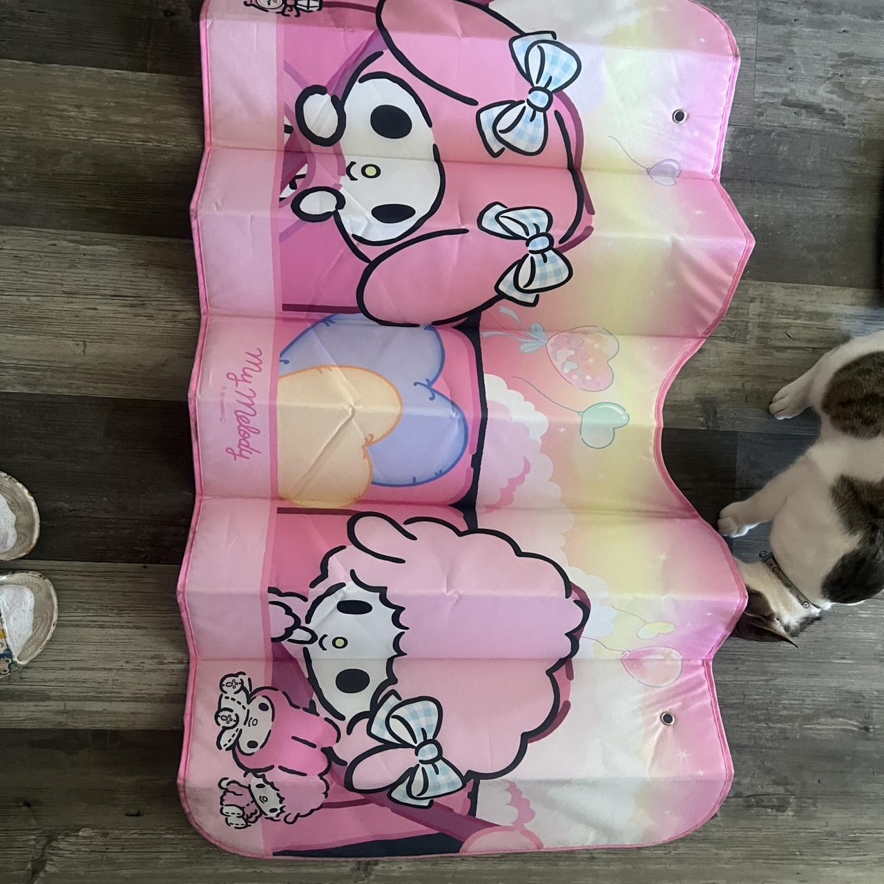 sanrio my melody car window sunshade windshield , so... - Depop