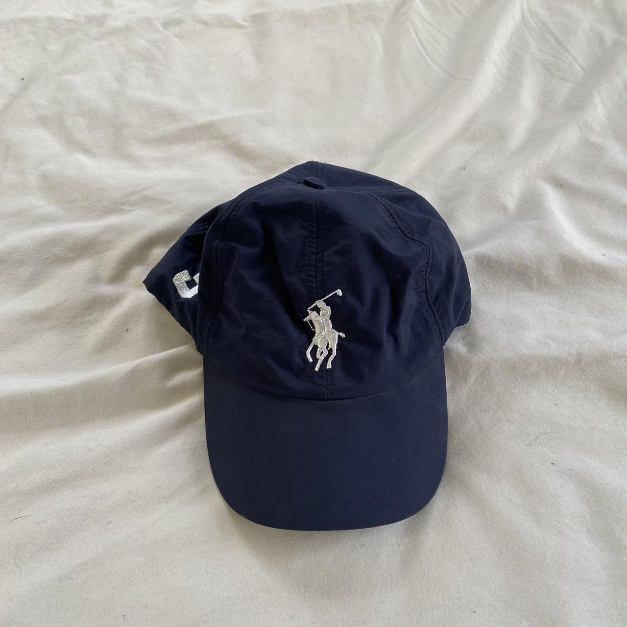 Polo Ralph Lauren Navy Cap Perfect Condition, One... - Depop