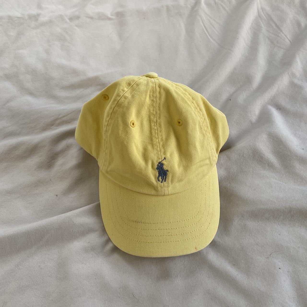 Polo Ralph Lauren Yellow Cap Perfect Condition, One... - Depop