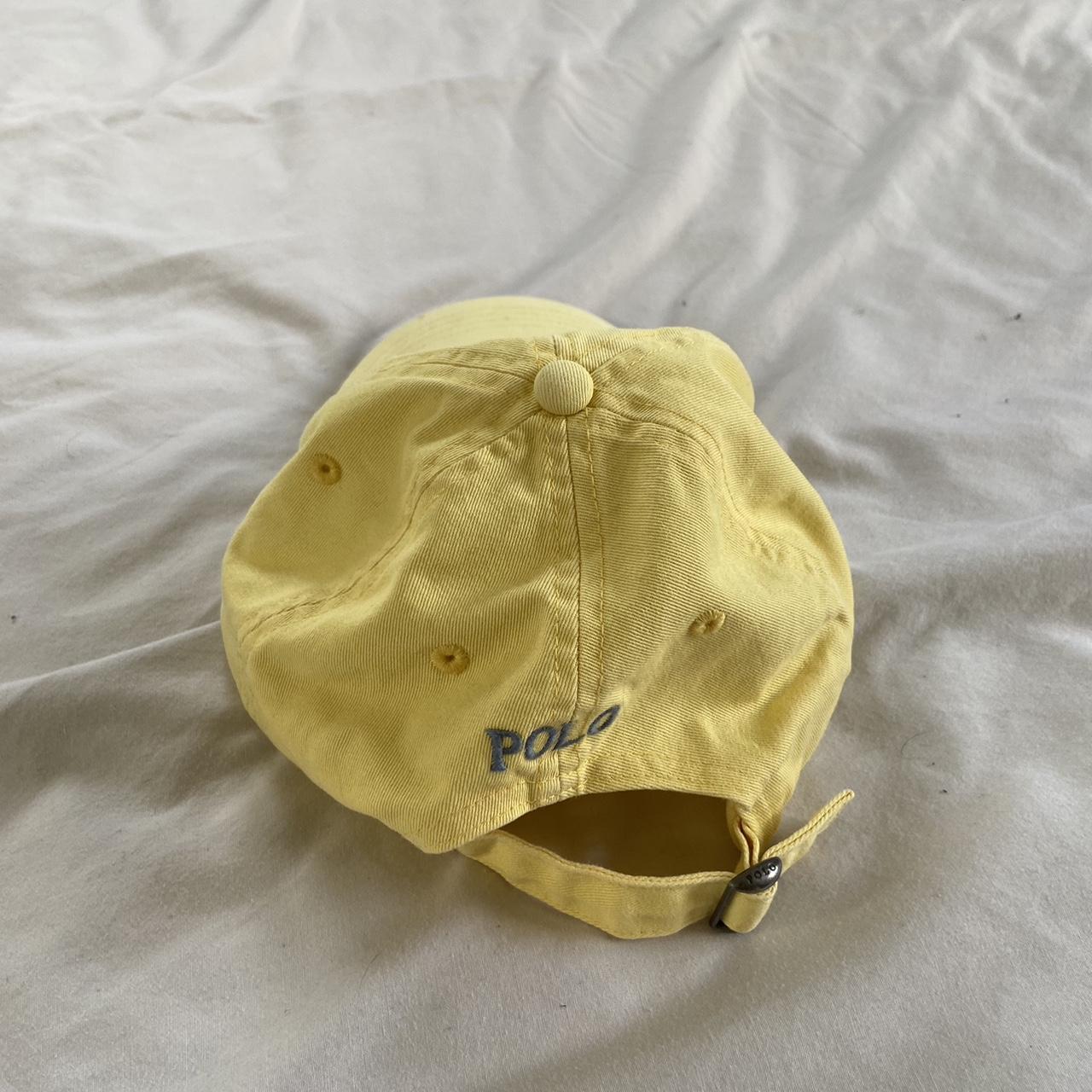 Polo Ralph Lauren Yellow Cap Perfect Condition, One... - Depop