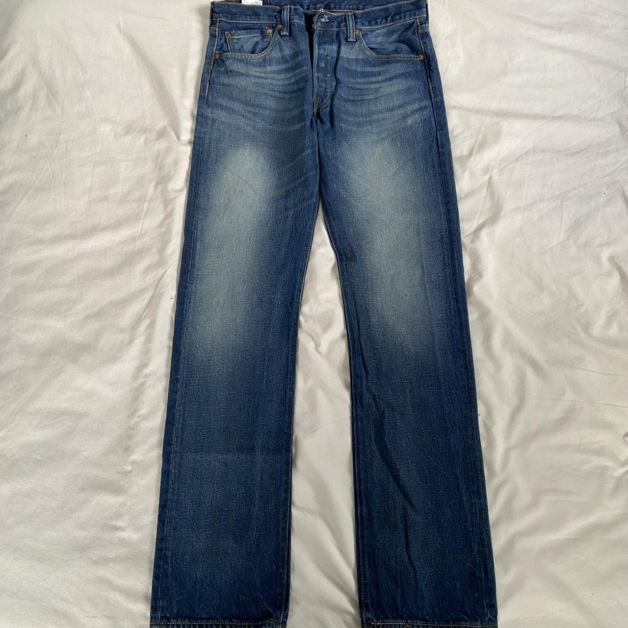 Vintage Levi 501 blue Perfect Condition, 32W x... - Depop