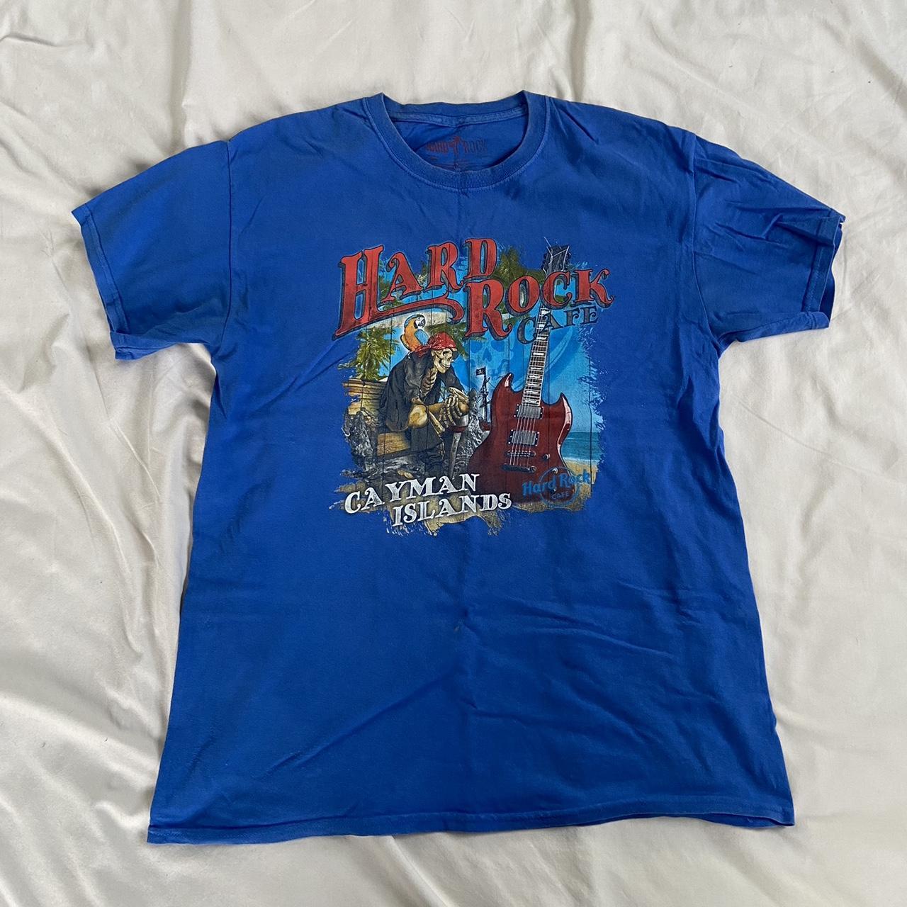 Vintage Hard Rock T-Shirt Blue Perfect vintage... - Depop